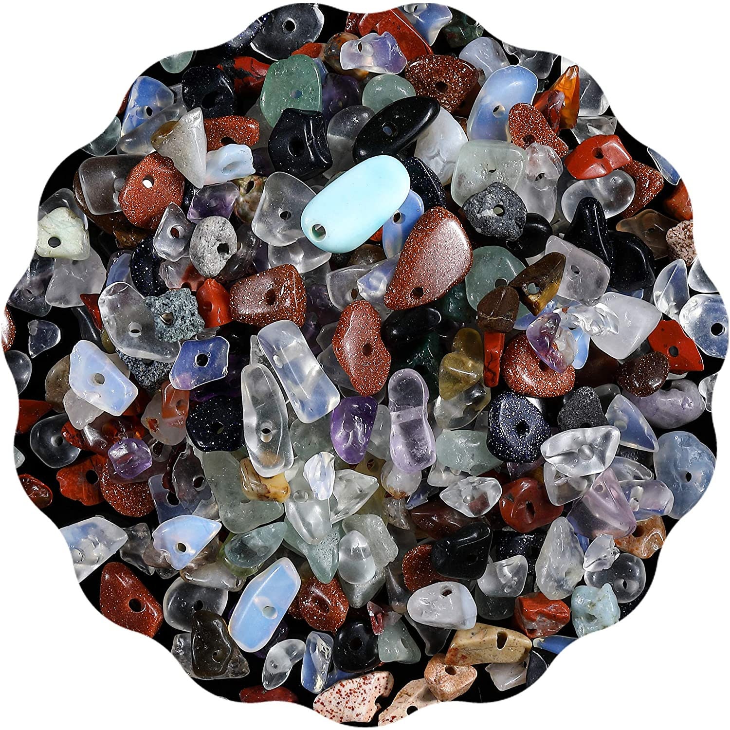 High Quality 1000 Pieces of Natural and Drilled Gemstone Chips - Etsy