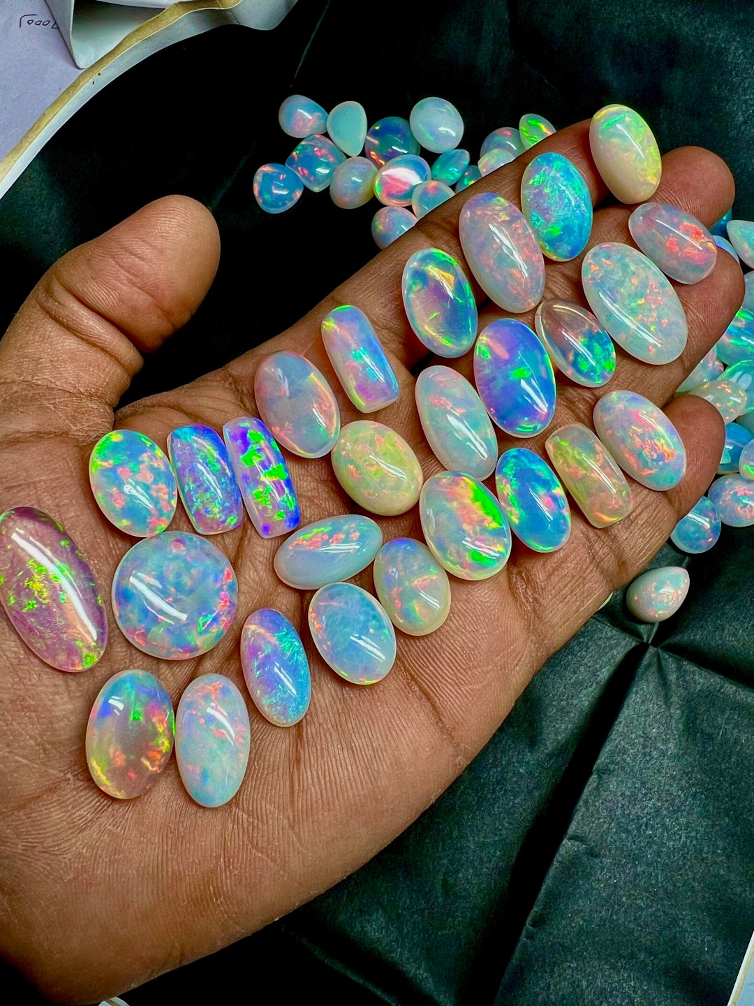 Ethiopian Opal Natural Fire Mix Free Size Lot, 3 Cts to 12 Cts. Opal ...