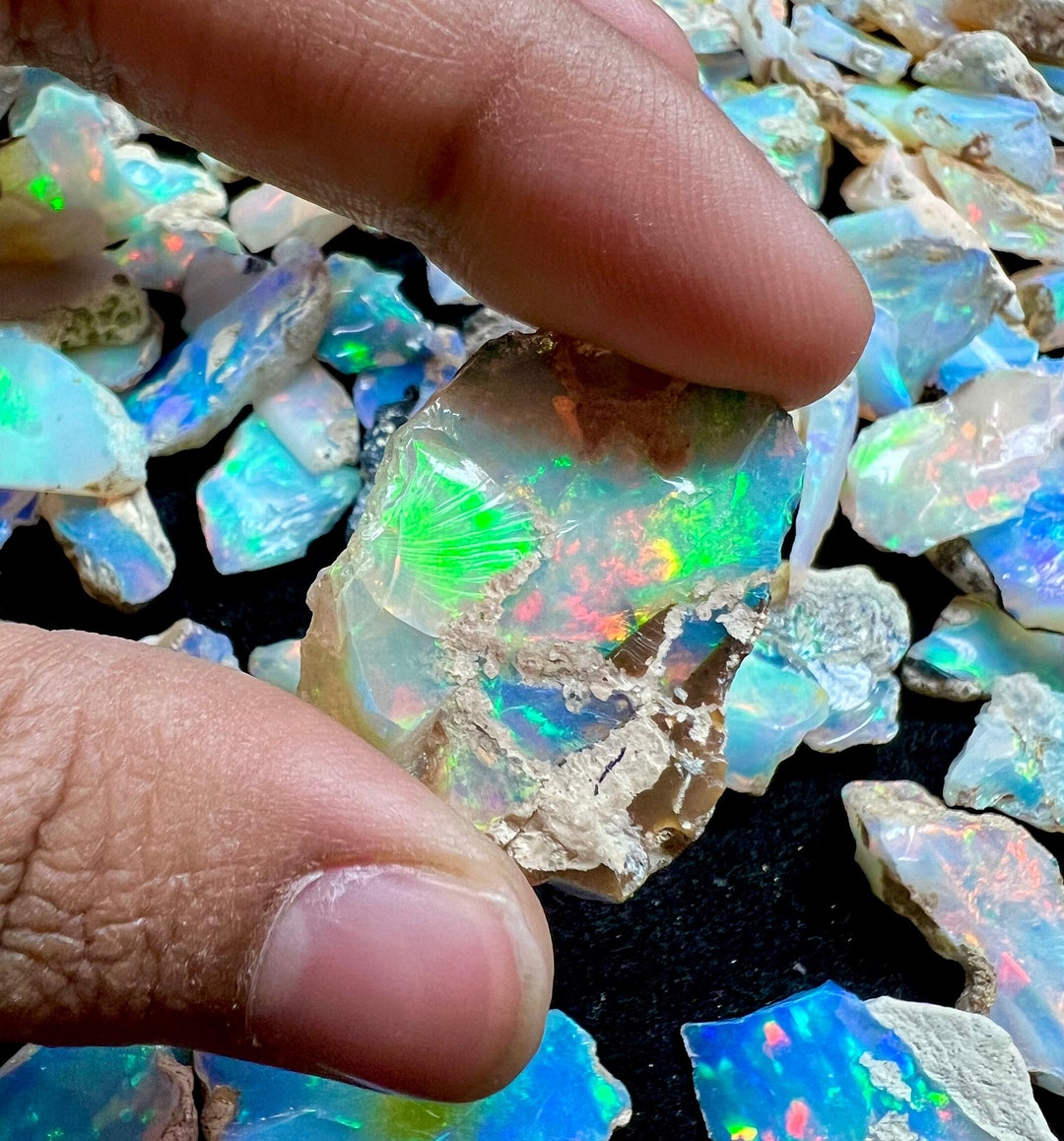 Opal Rough Opal Raw, 50 Carat. Ethiopian Fire Opal Top Quality Opal ...
