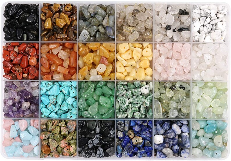 High Quality 1000 Pieces of Natural and Drilled Gemstone Chips - Etsy