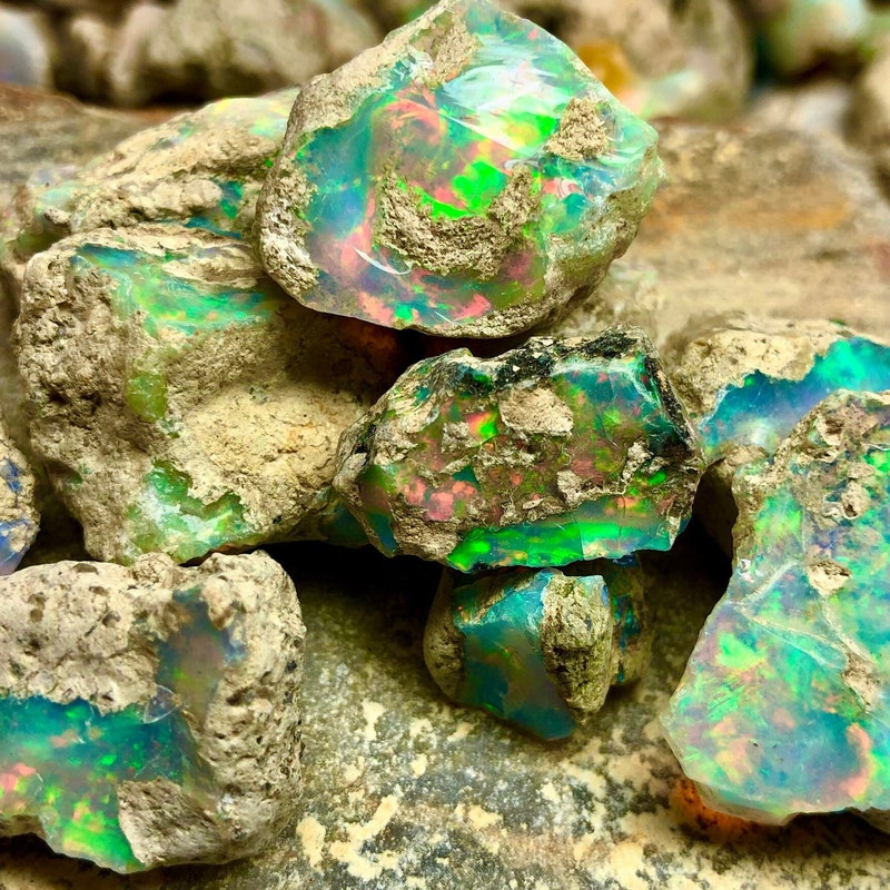 Fire Opal Cheap - Etsy UK