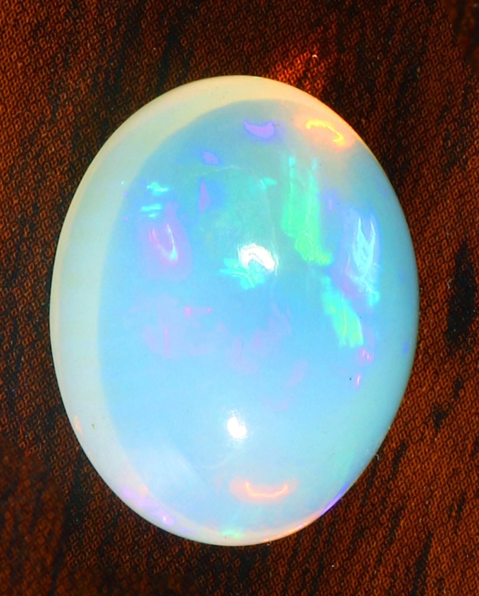 Opal Blue Flashy, 14.60 Crt. Transparent Opal Cab, 18x14x12 MM. Multi ...
