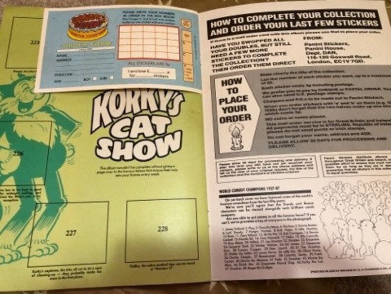 Dandy and Beano Sticker Album 1988 - Etsy