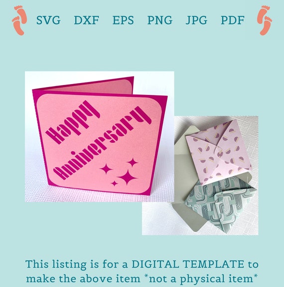 Design & Templates tested on Cricut 4.75x4.75 Digital Blank Square Card ...