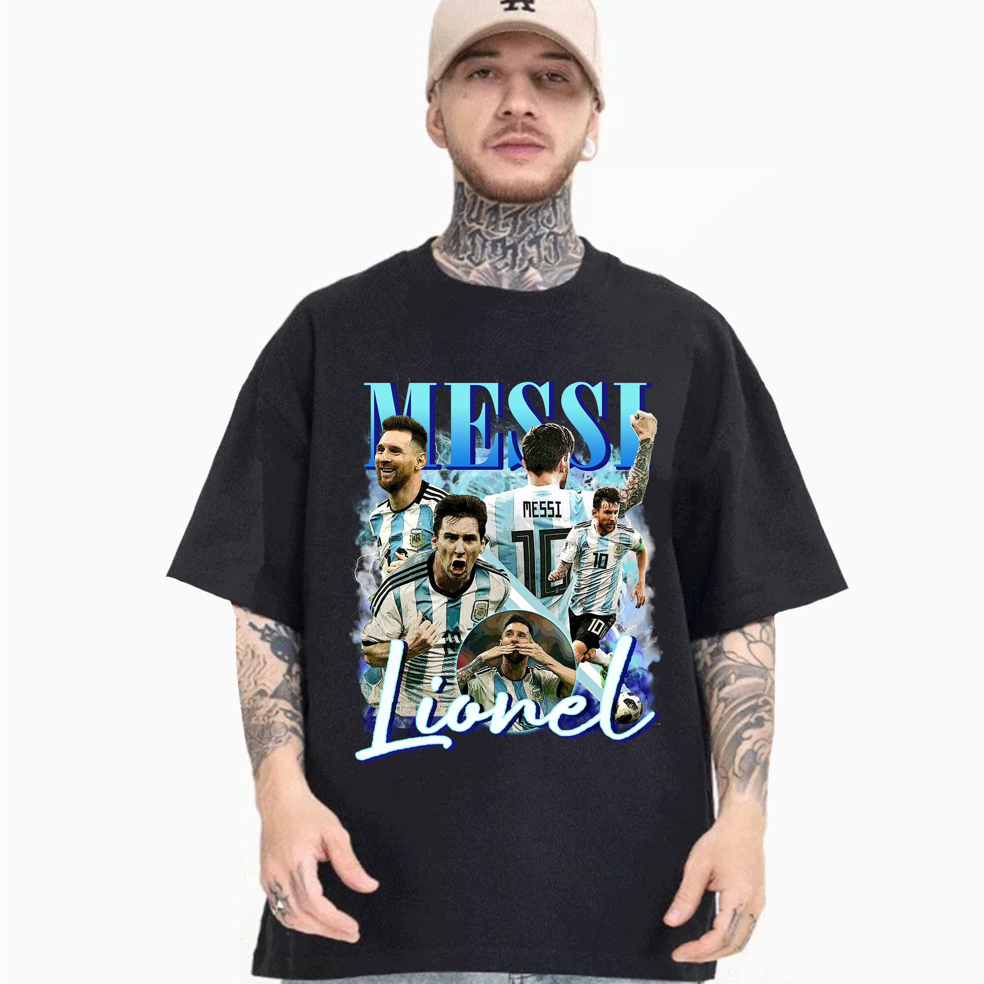 Vintage Lionel Messi 90s Tshirt, Lionel Messi Shirt, Argentina Football ...