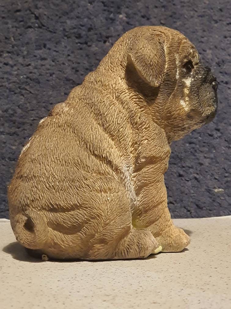 Latex Mould for a Sitting Pug Puppy Dog Ornament, Mold for Plaster or ...