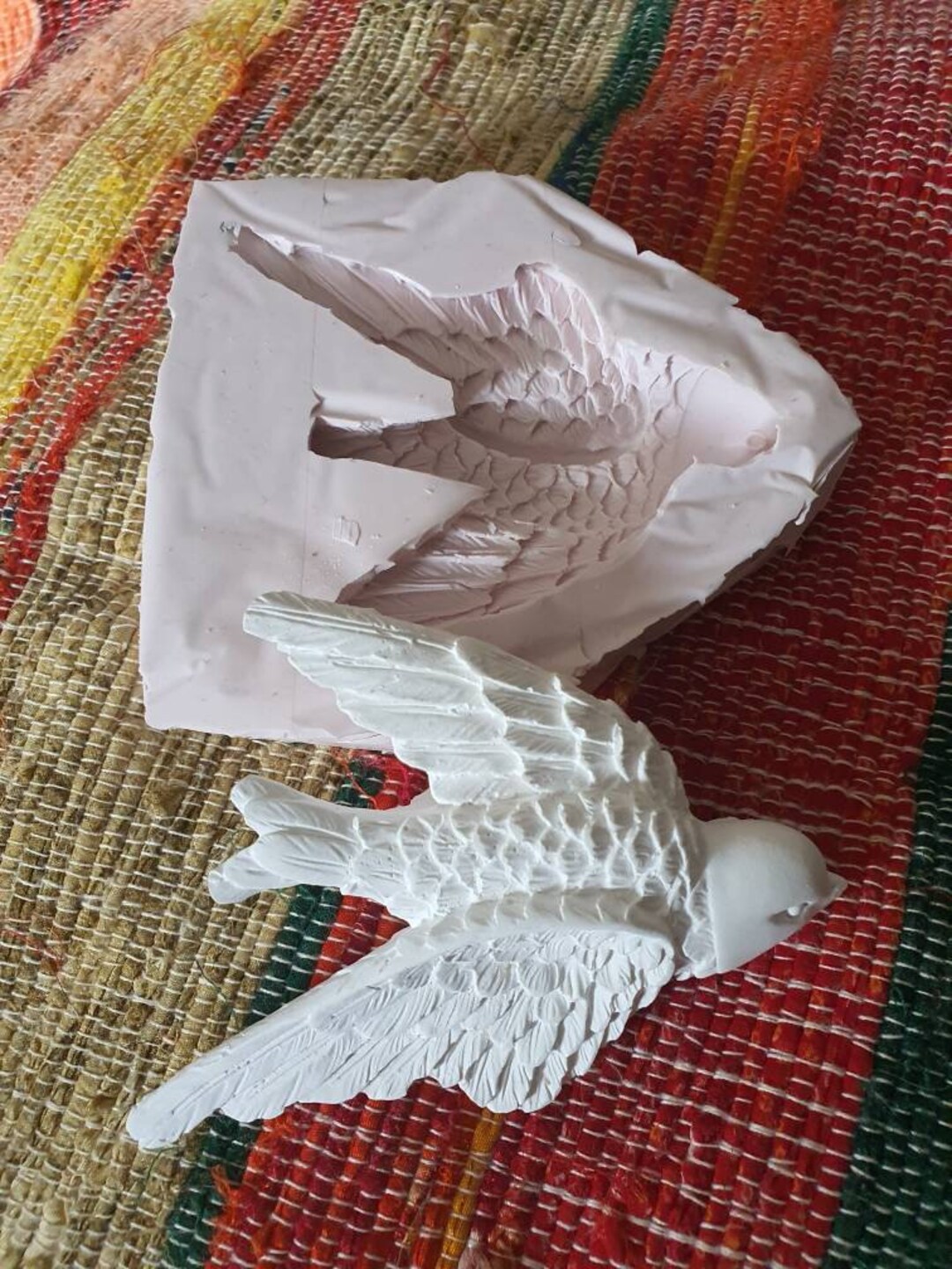 Flying Detailed Bird Silicone Mould for Resin or Plaster - Etsy