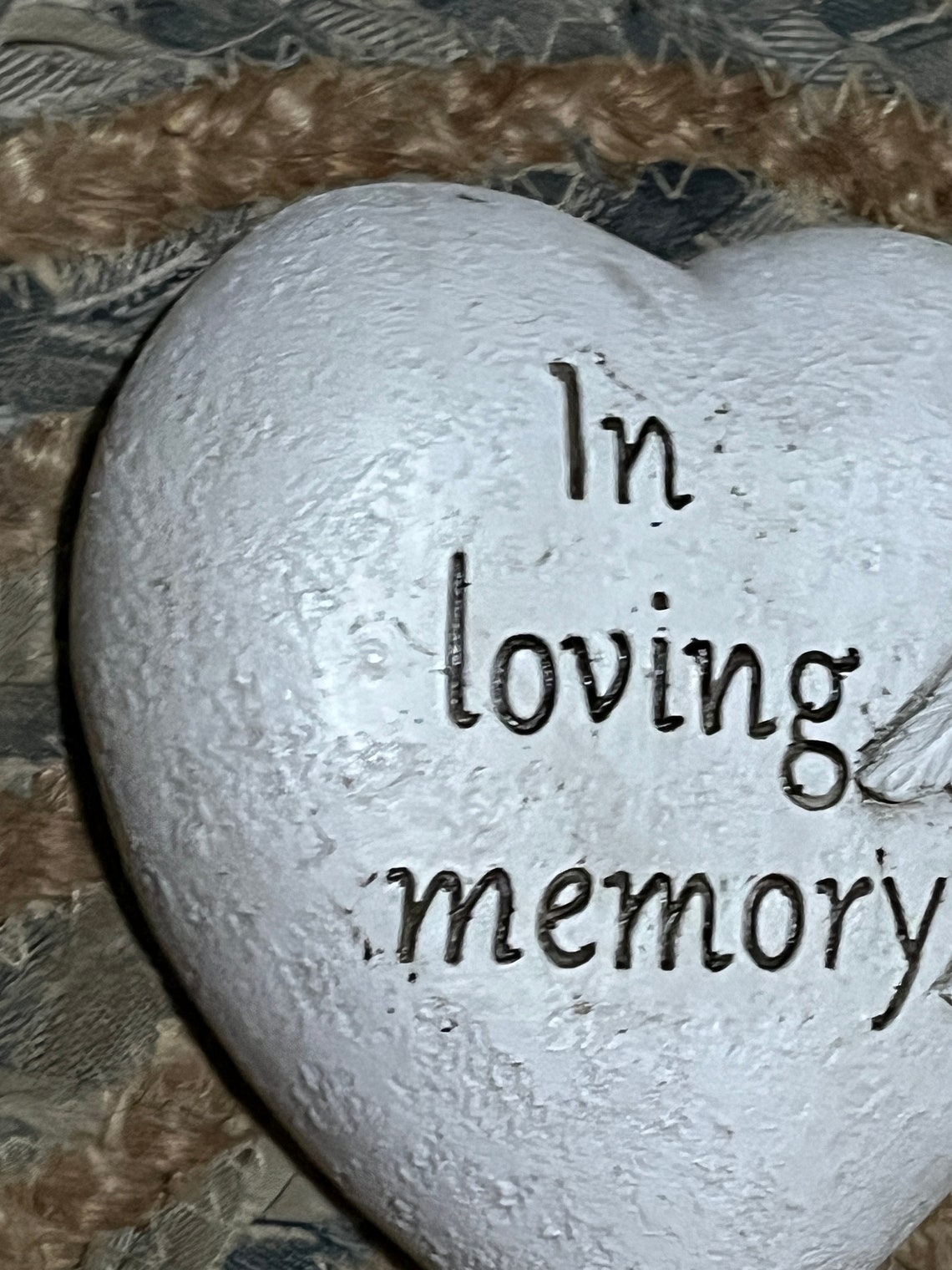 Latex Mould to Create This Heart Shaped Memorial Plaque, Mold for ...