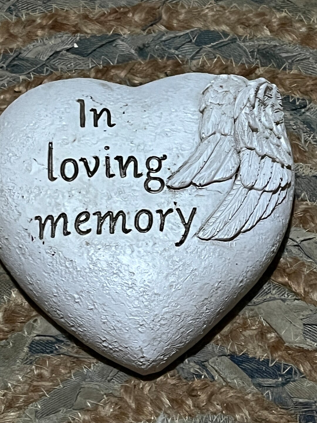 Latex Mould to Create This Heart Shaped Memorial Plaque, Mold for ...
