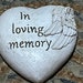 Latex Mould to Create This Heart Shaped Memorial Plaque, Mold for ...
