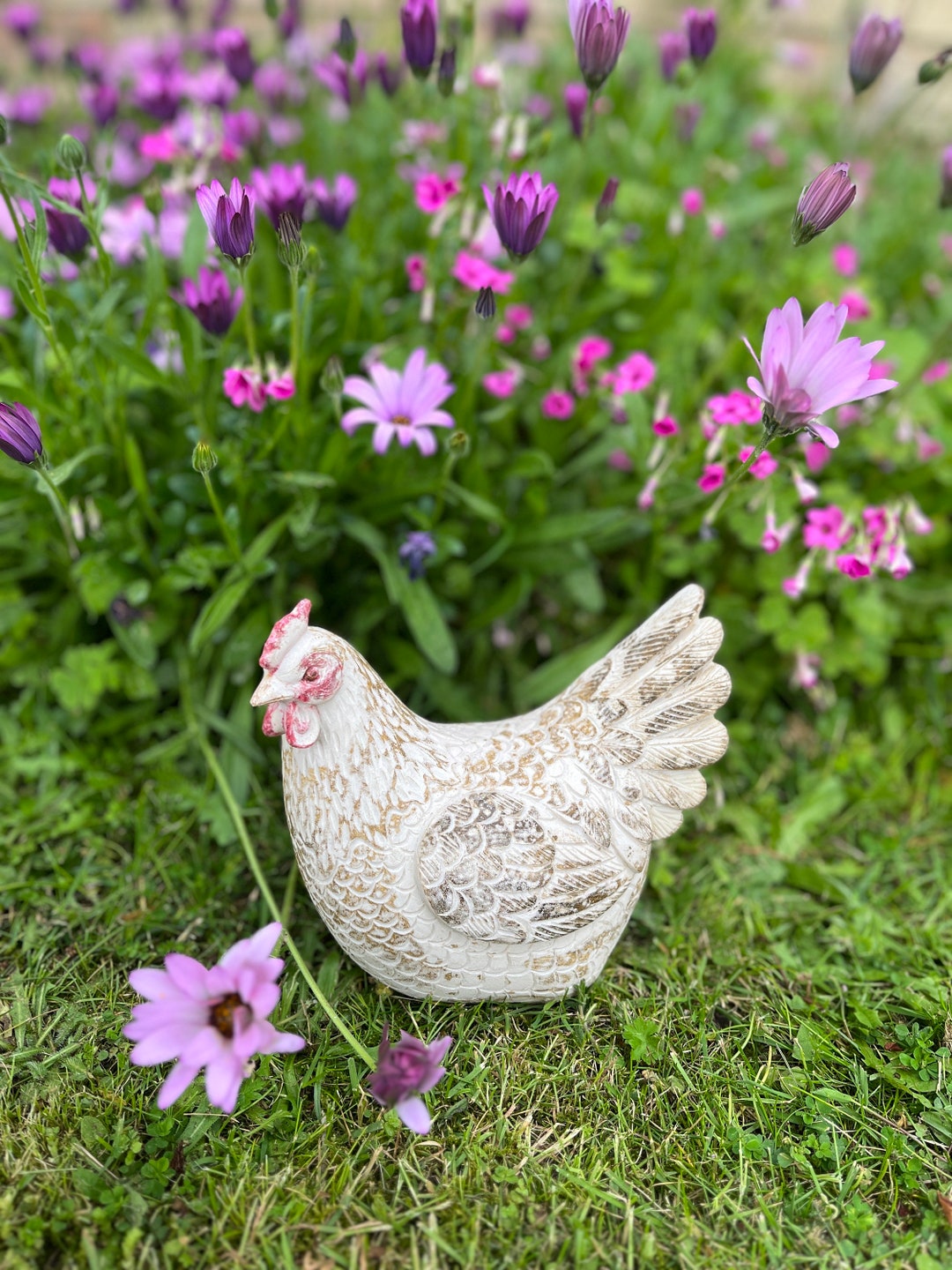 Latex Chicken Mould, Hen Mold for Concrete -home, Garden, Easter or ...