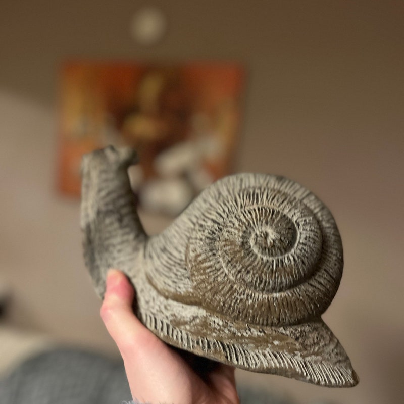 Concrete Snail Statues - Etsy UK