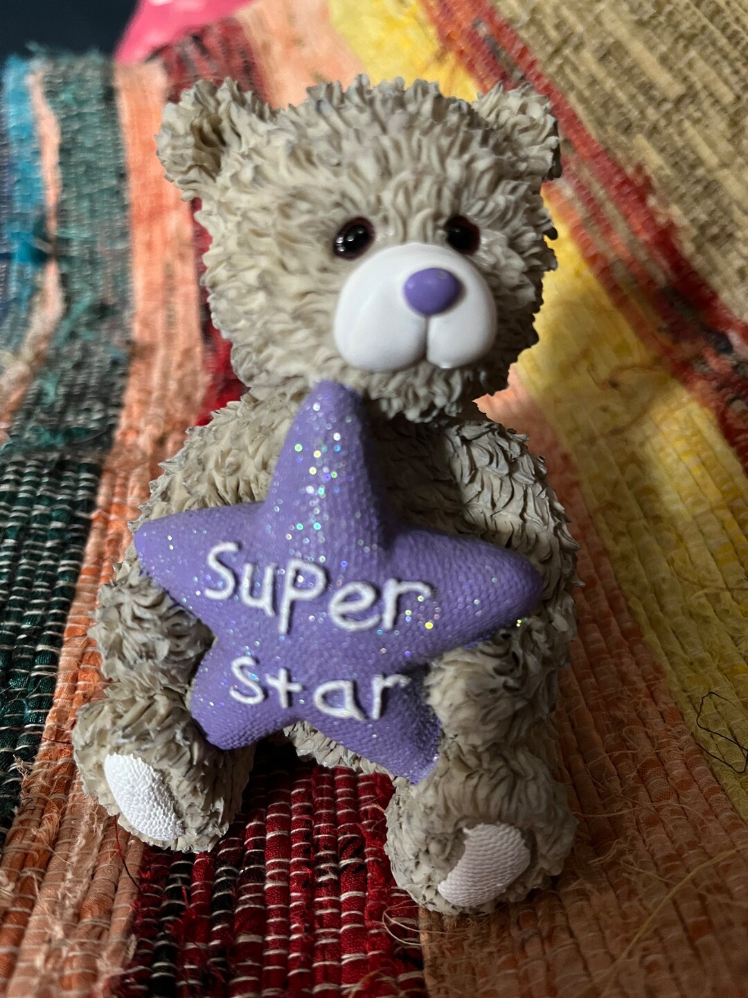 Latex Rubber Mould to Make This Cute Super Star Teddy Bear Ornament ...