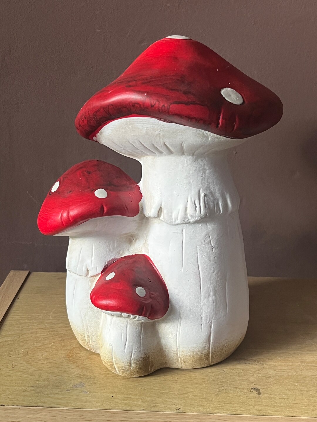 Latex Rubber Mould to Make This Mushroom Trio Garden Toadstool Mold for ...