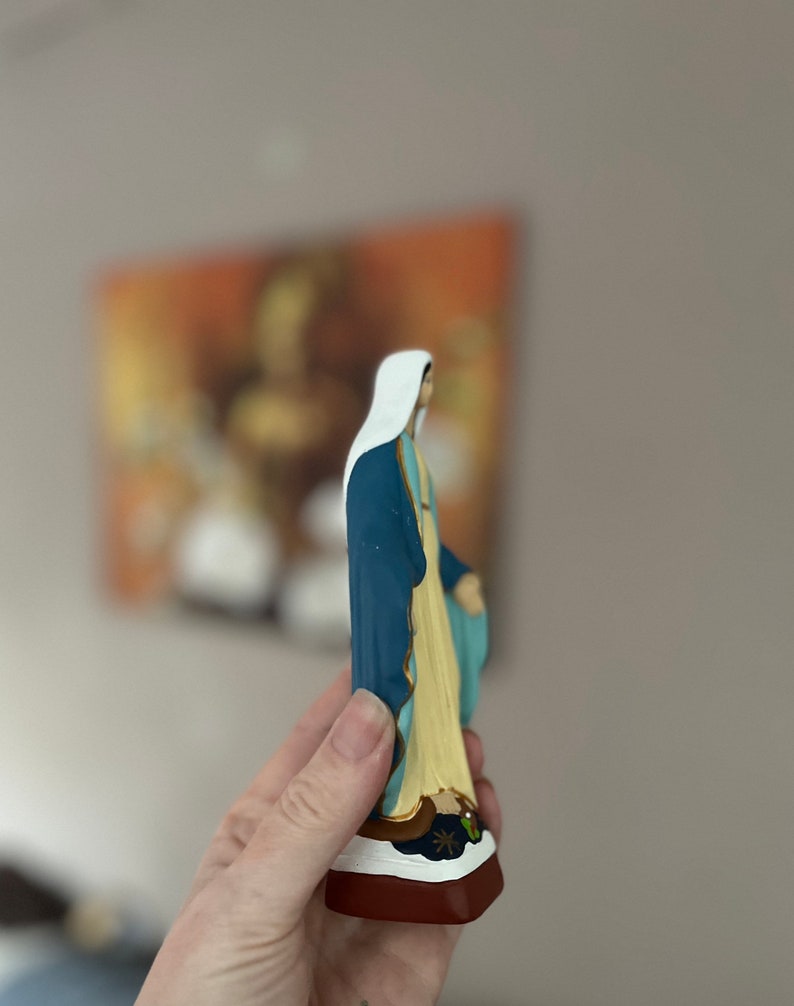 Virgin Mary Latex Mould: Concrete, Plaster, Resin Ornament, 14cm - Etsy