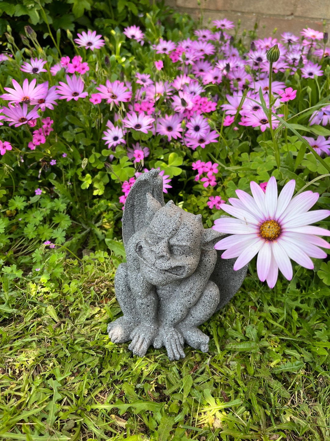 Latex Mould to Create This Smiler Gargoyle Garden Ornament, Mold for ...