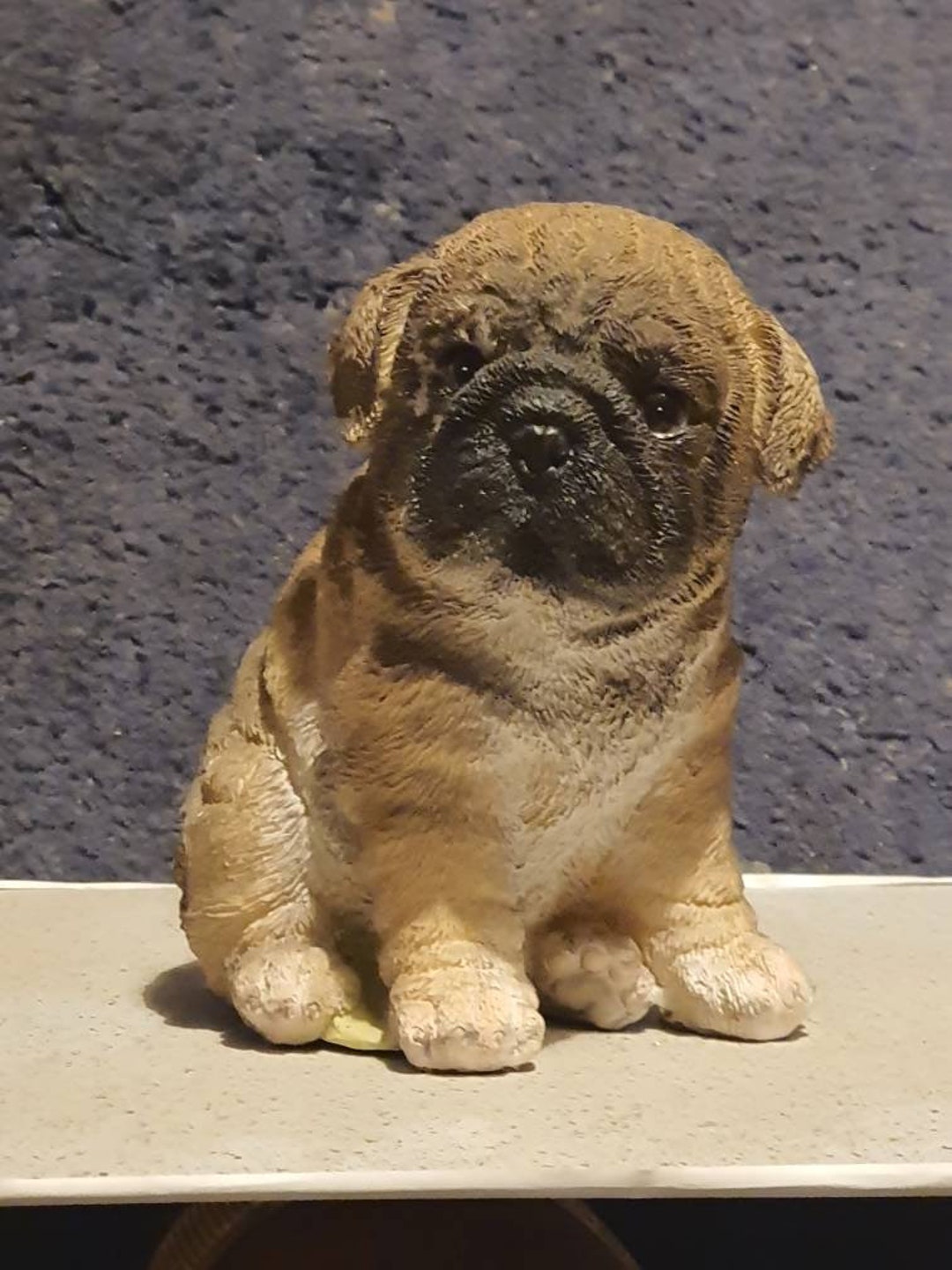 Latex Mould for a Sitting Pug Puppy Dog Ornament, Mold for Plaster or ...