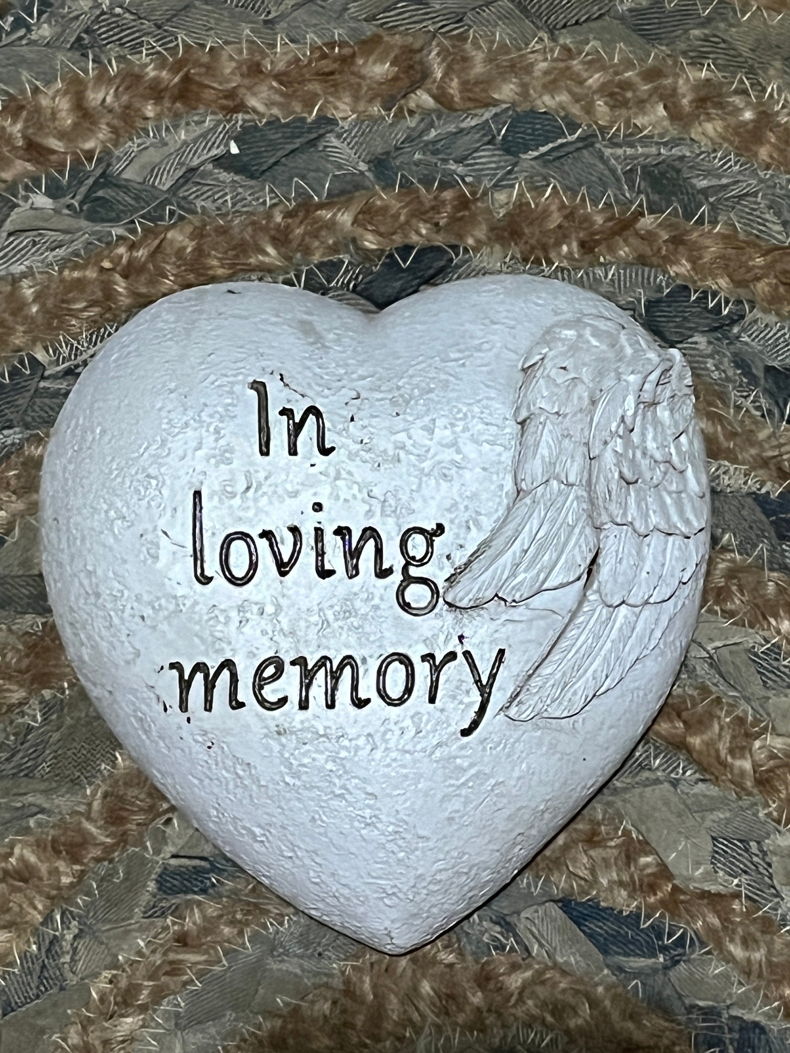 Latex Mould to Create This Heart Shaped Memorial Plaque, Mold for ...