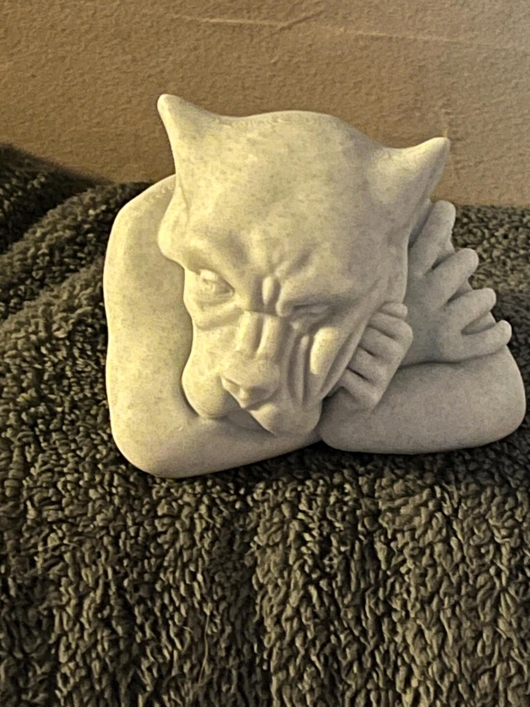 Gargoyle Latex Mould: Concrete, Plaster, Resin Yard Art - Etsy