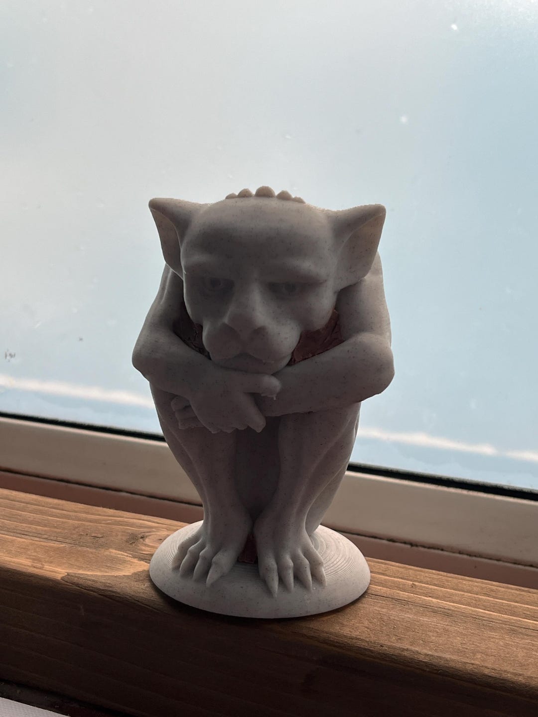 Gargoyle Latex Mould for Concrete, Plaster, Resin Yard Art Casting Mold ...