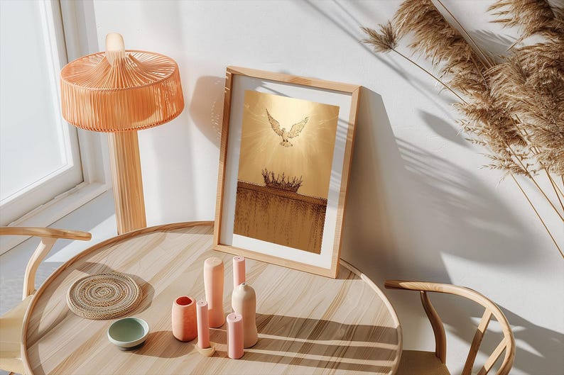 Digital Christian Art: Crown of Thorns, Dove, Sacrifice, Spiritual ...