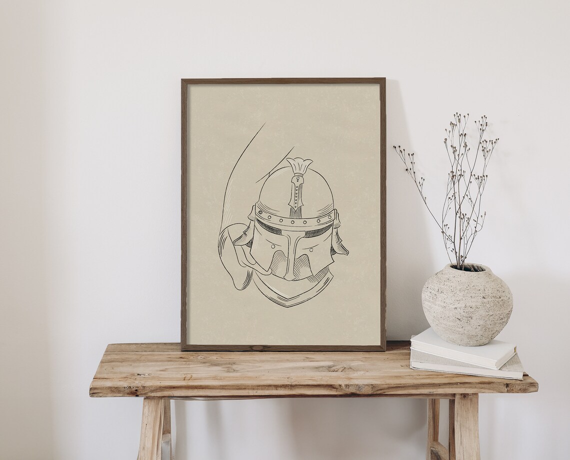 Armor of God, Helmet of Salvation, Religious Decor, Bible Poster Svg ...