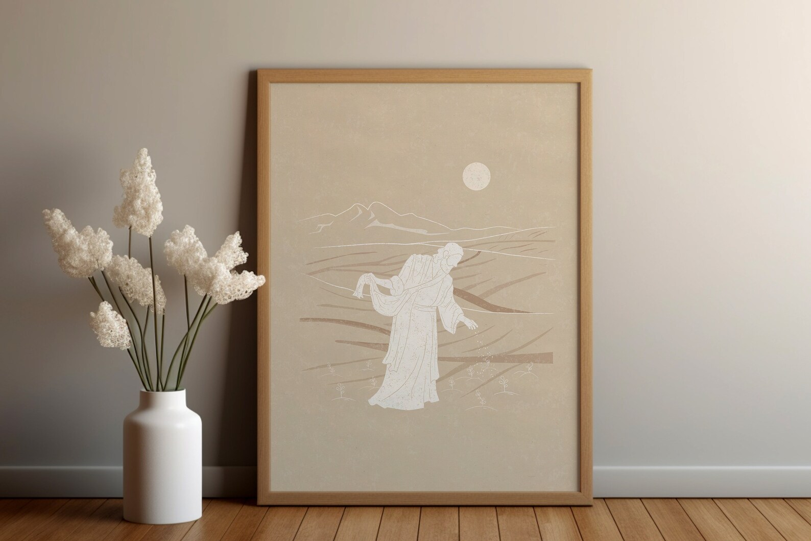 Parable of the Sower, Christian Art, Wall Art, Religious Decor ...