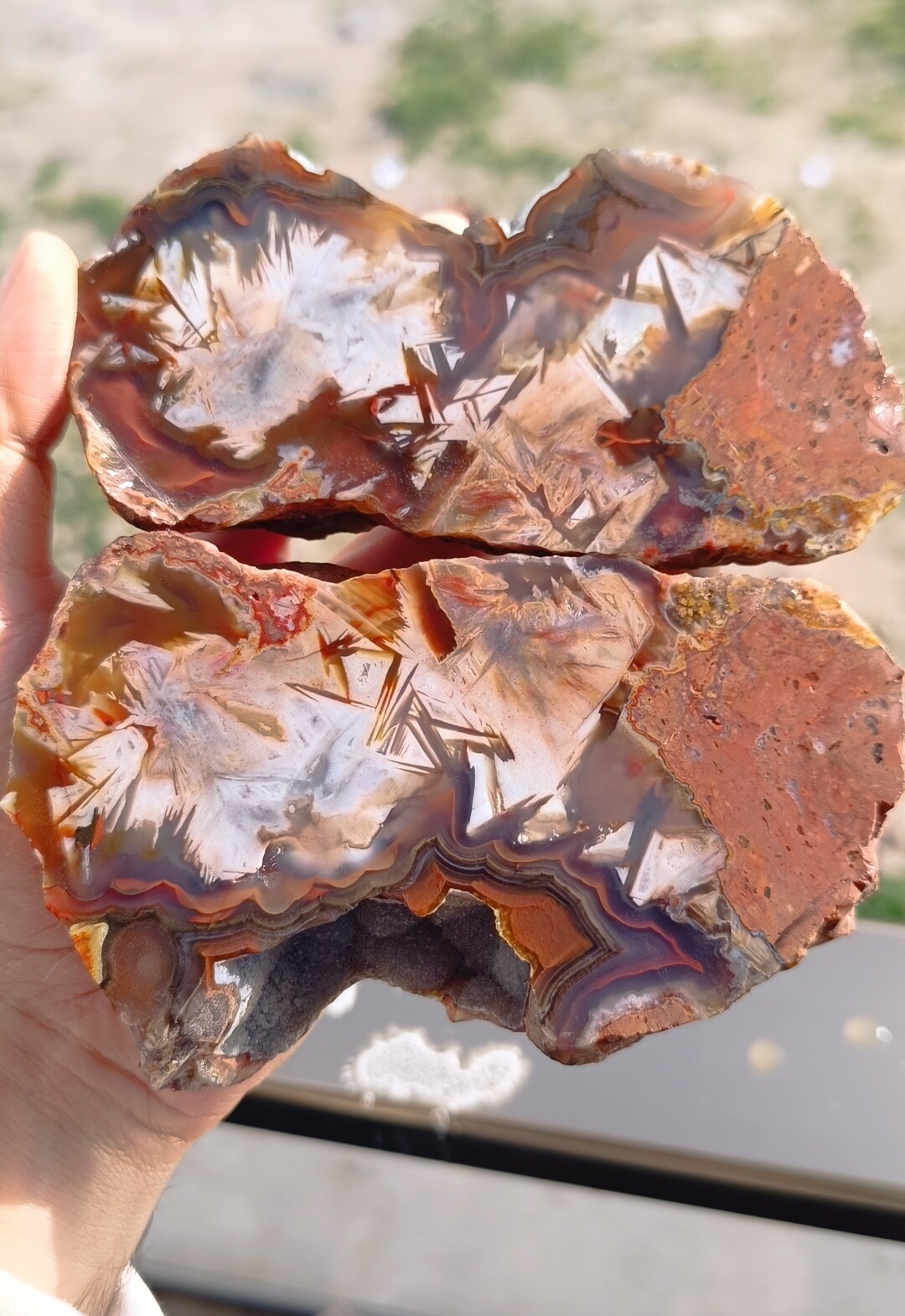 Agate Rare Agate Geode Stick Agate Rare Unique Mineral Agate Turkish ...