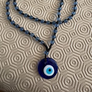 Very POWERFUL Evil Eye Intention Chain Necklace for Manifesting Your ...