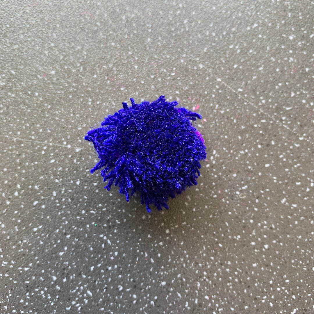 Protection Pom Pom Put in Wallet or Pillow Blue Handmade for Protection ...