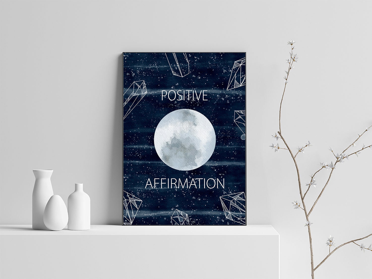 Positive Affirmation Quote Digital Art Print A4 Poster for | Etsy