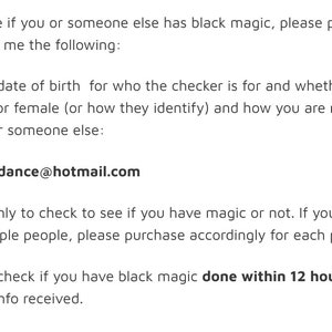Black Magic Checker (checking for Black Magic, Spells, Evil Eye, Bad ...