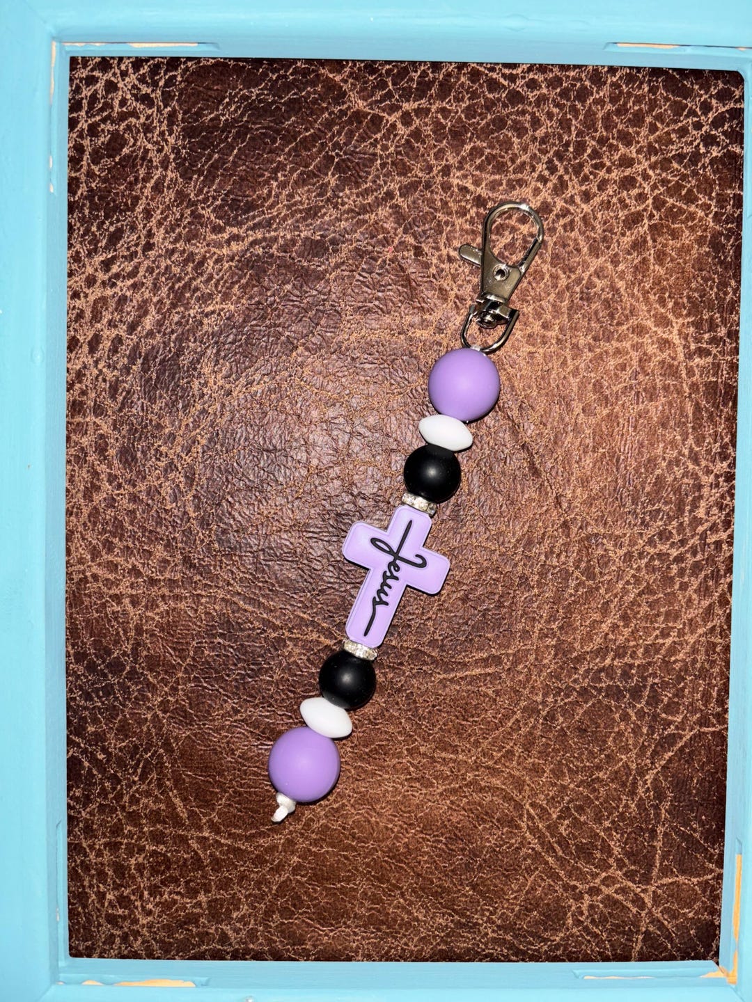 Silicone Beaded Keychain - Etsy