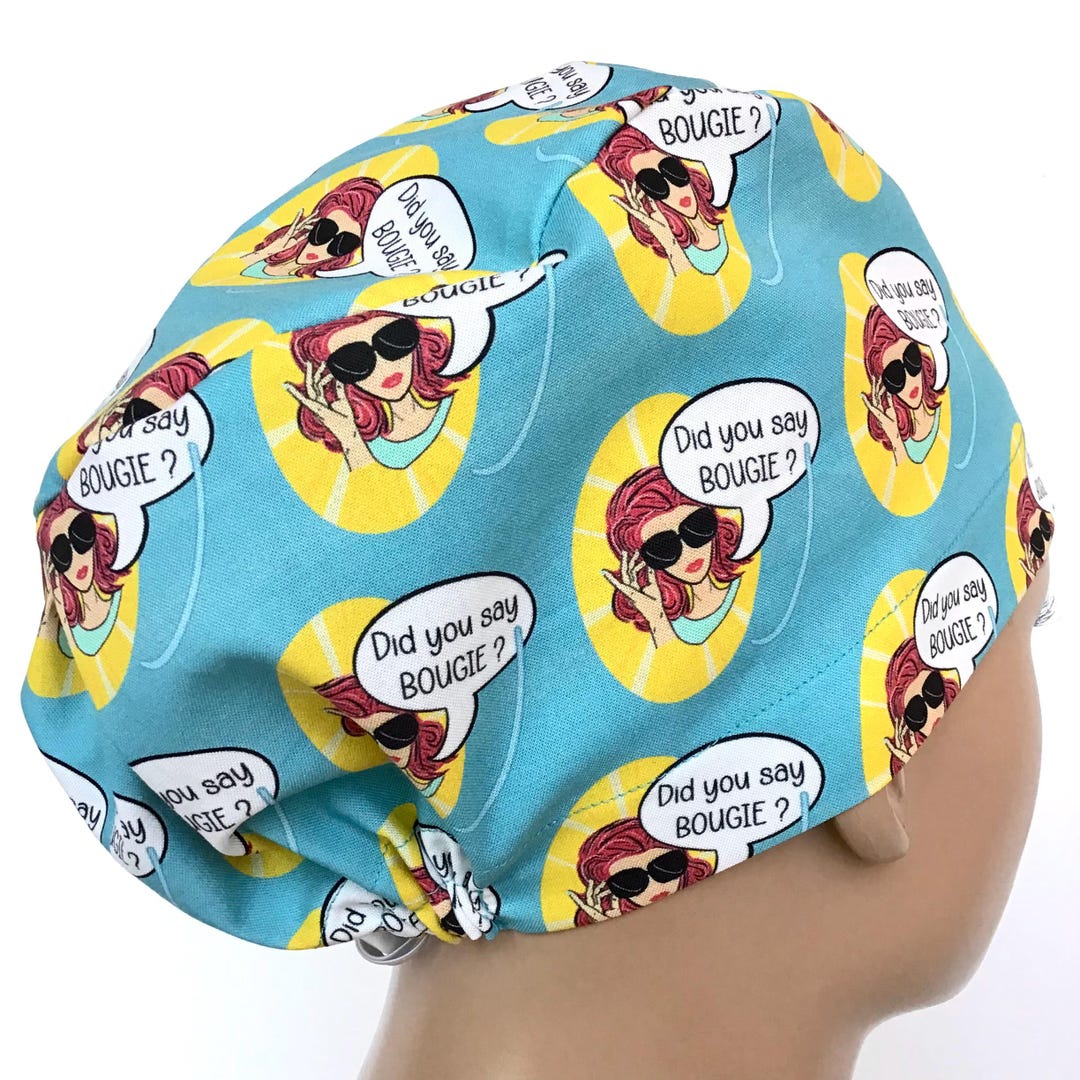 Bougie Euro Style Scrub Hat: Adjustable Surgical Cap - Etsy