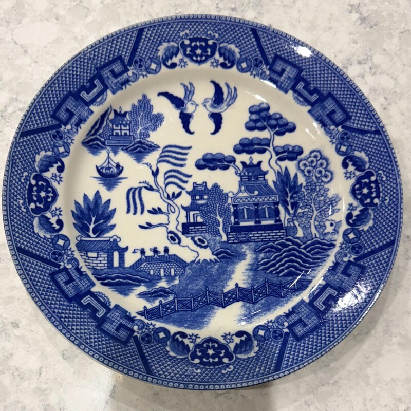 Willow Pattern Plate - Etsy