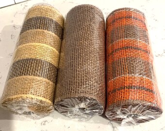 Burlap Mesh Wreath | Etsy