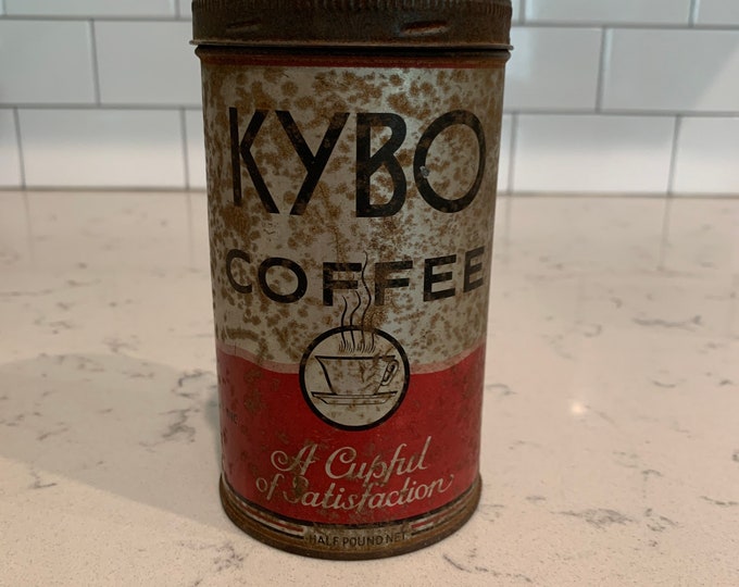 Rare Kybo Coffee Can, Half Lb., Antique Advertising, Antique - Etsy