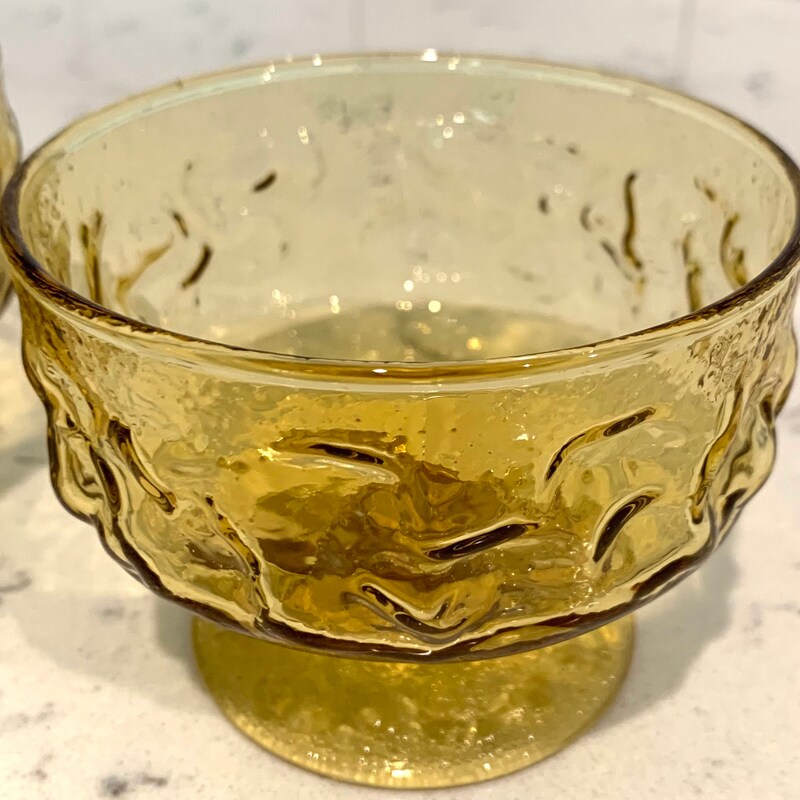 Amber Textured Glass - Etsy