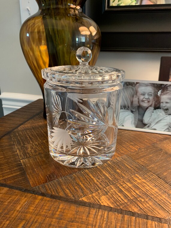 Authentic Goebel cut lead crystal candy dish container | Etsy