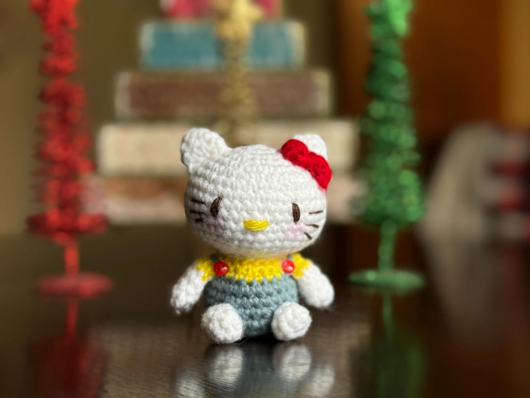 Hello Kitty Handmade Crochet Lil Hello Kitty - Etsy