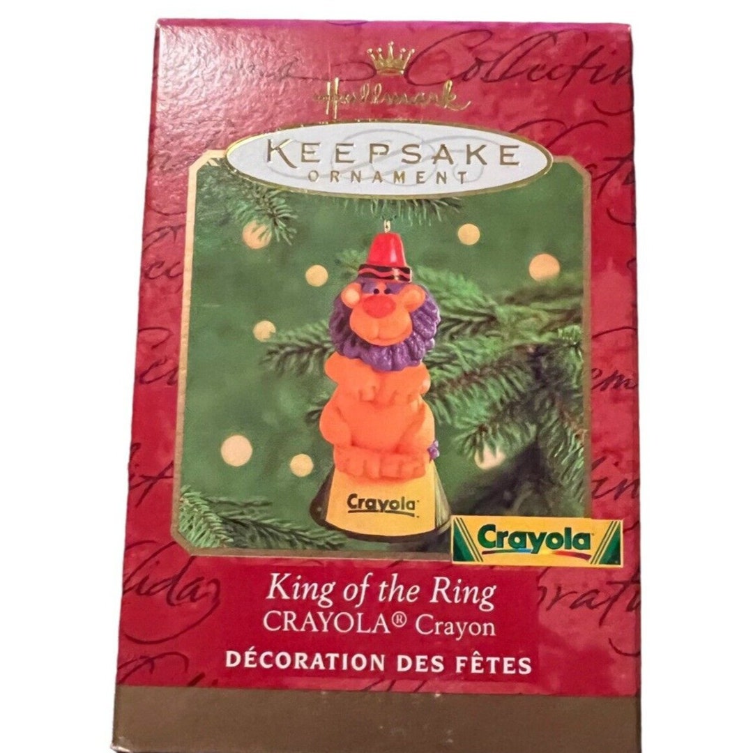 Hallmark Crayola Crayon King of the Ring 2000 Ornament Lion - Etsy