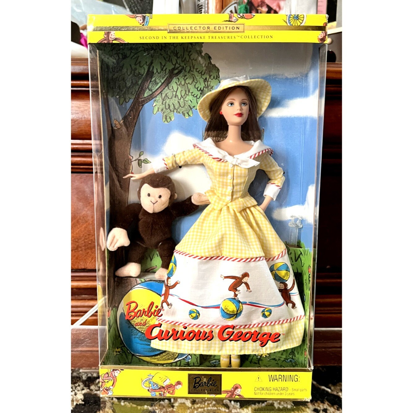 Barbie Curious George Doll Collector Edition Treasure 2000 - Etsy