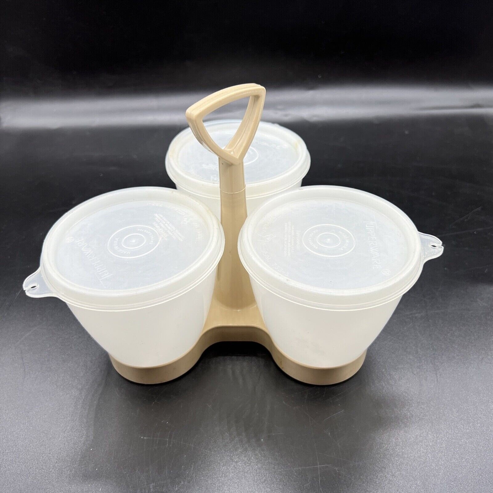 Vintage Tupperware Condiment Caddy Set 7 Pieces 757 4 Etsy
