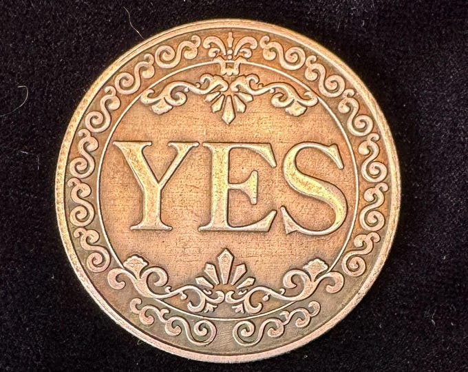 YES or NO Tossing Coin - Etsy