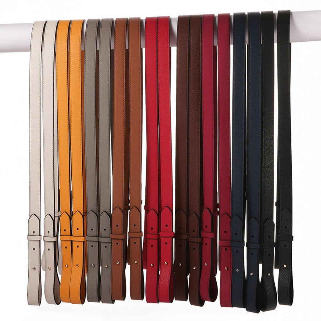 Leather Bag Strap Full Grain Leather Purse Strap Leather Bag Handle ...
