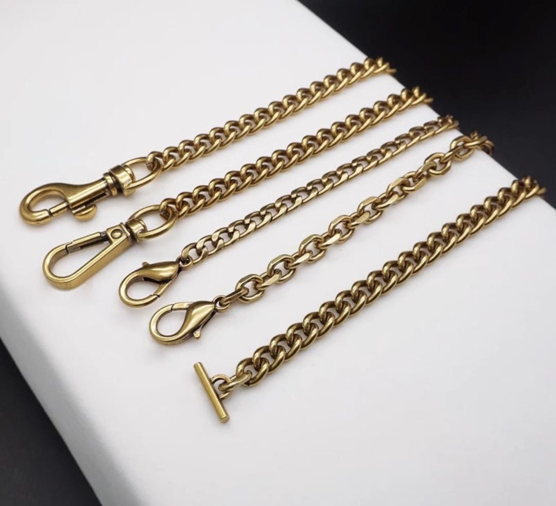 Antique Gold Purse Chain Strap Bag Chain Handbag Chain - Etsy