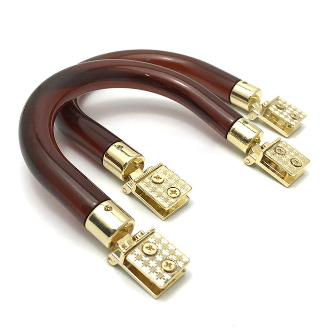 A Pair Acrylic Bag Handles Handbag Handle Plastic Handles Resin Handle ...