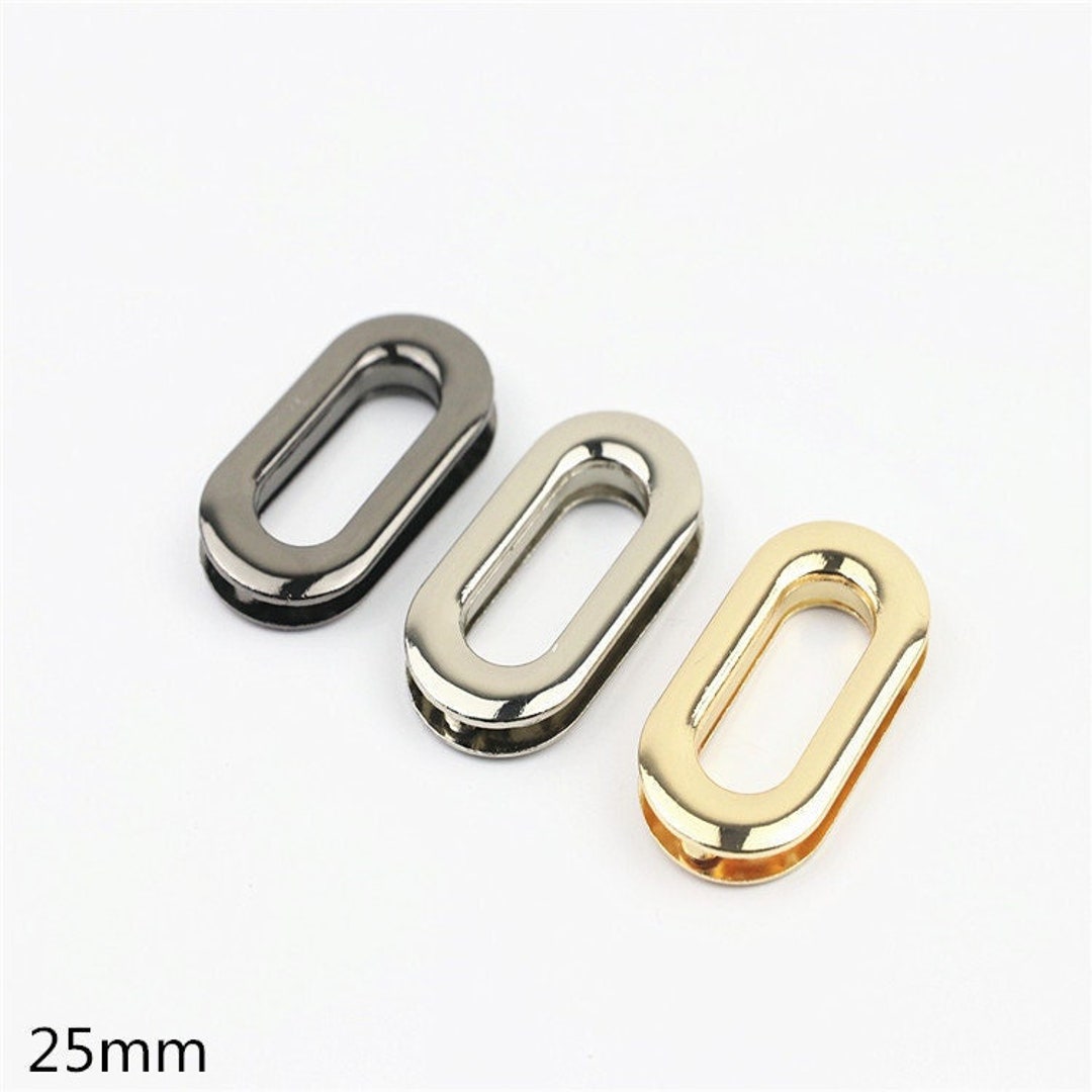 4pcs Oval Metal Eyelet Grommets Screw Grommets Eyelets for Bag Chain ...