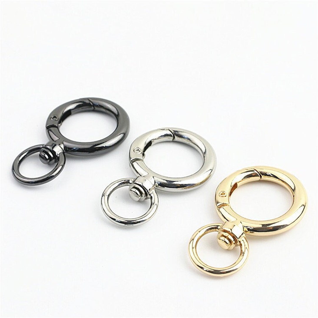 4pcs 3/810mm Swivel Clasp Spring Gate Ring Swivel Hook Snap Hook Swivel ...