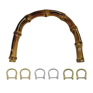 A Pair of Bamboo Handles for Bag Handle 12cm4.7 In 13cm5.1 In 15cm5.9 ...